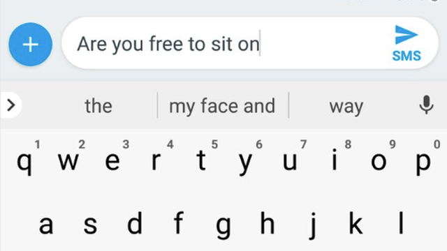 Android fix will stop predictive text suggestions for 'sit on my face ...